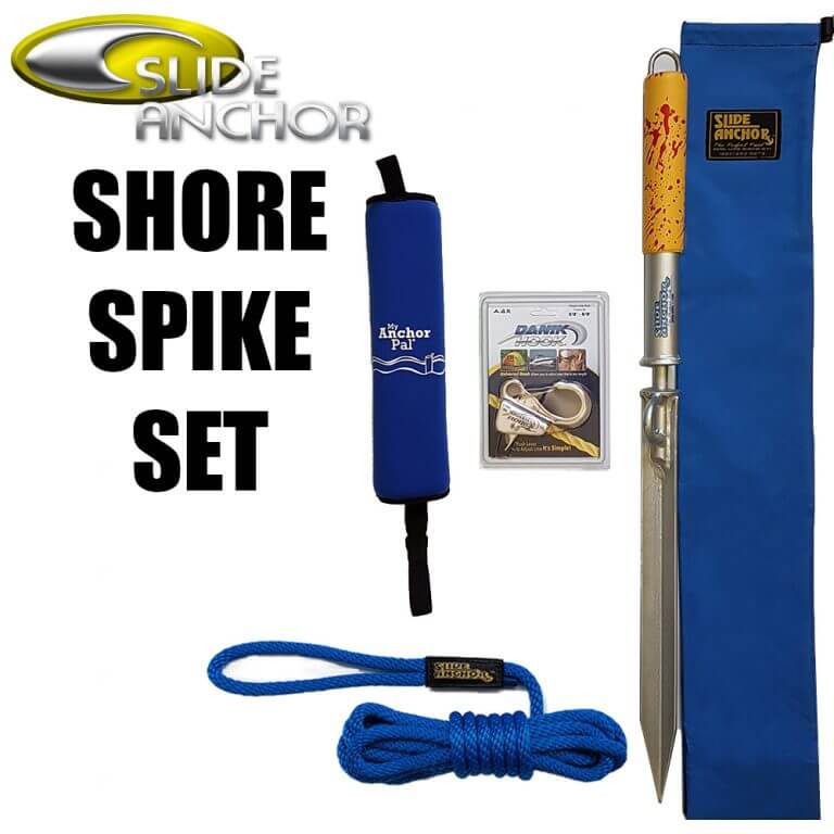 Galvanized Shore Spike Small Combo – Slide Anchor Australia