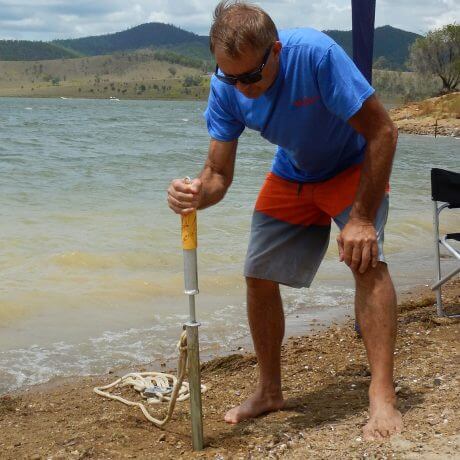 Small Galvanized Shore Spike – Slide Anchor Australia