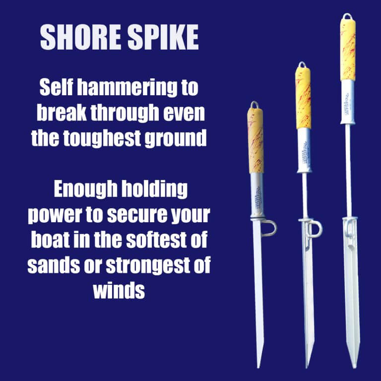 Large Galvanized Shore Spike – Slide Anchor Australia