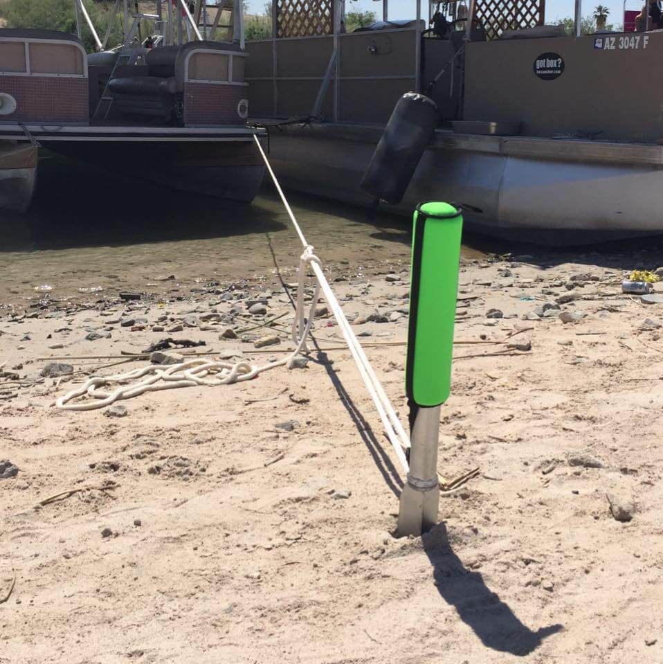 My Anchor Pal Buoy Marker Shore Spike Cover Padded Floatable – Slide ...