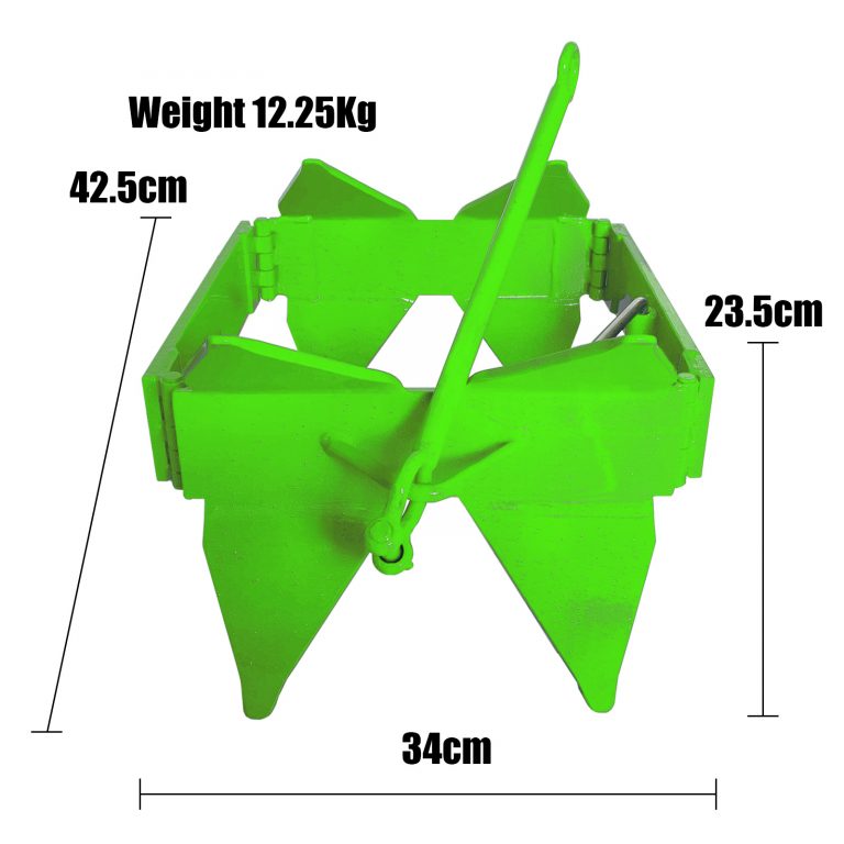12.25kg Powder Coated & Galvanized Box Slide Anchor Ski Wake Boat ...