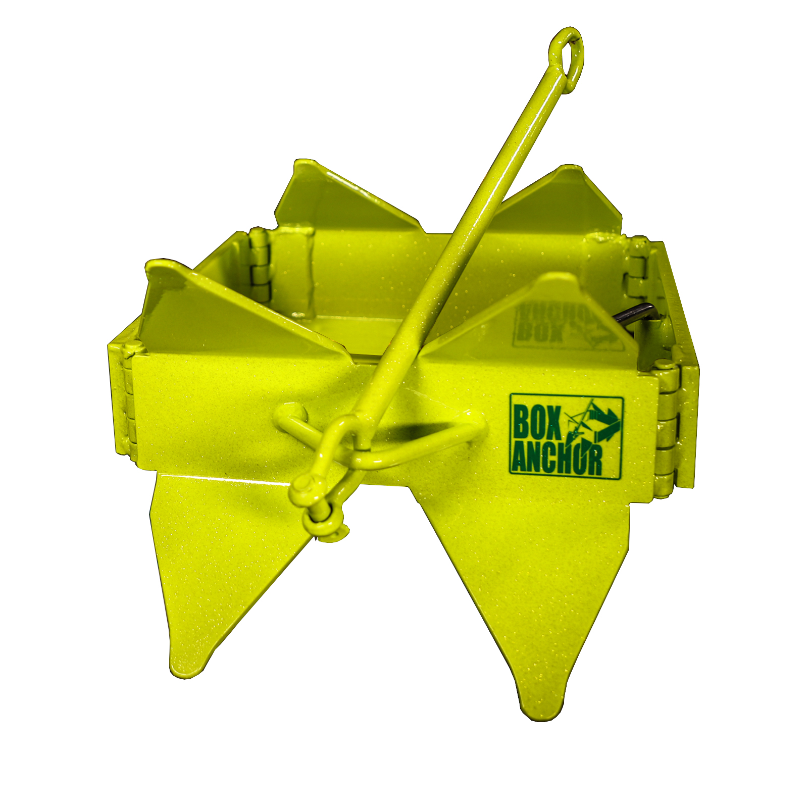 powder coated box anchor YELLOW – Slide Anchor Australia
